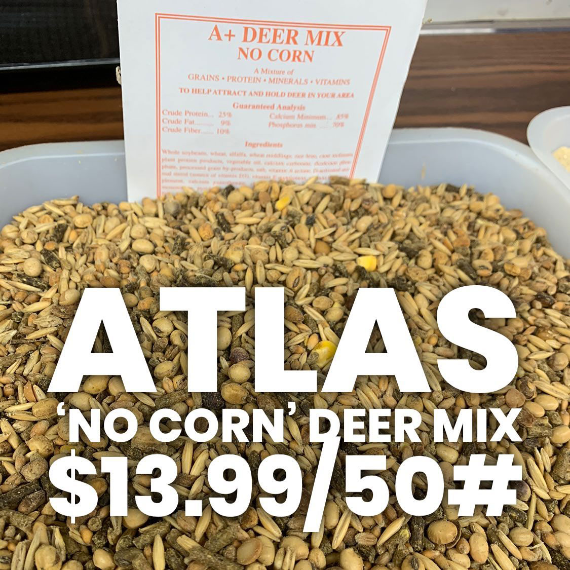 Deer and Wildlife Feed - Atlas Feed Mills